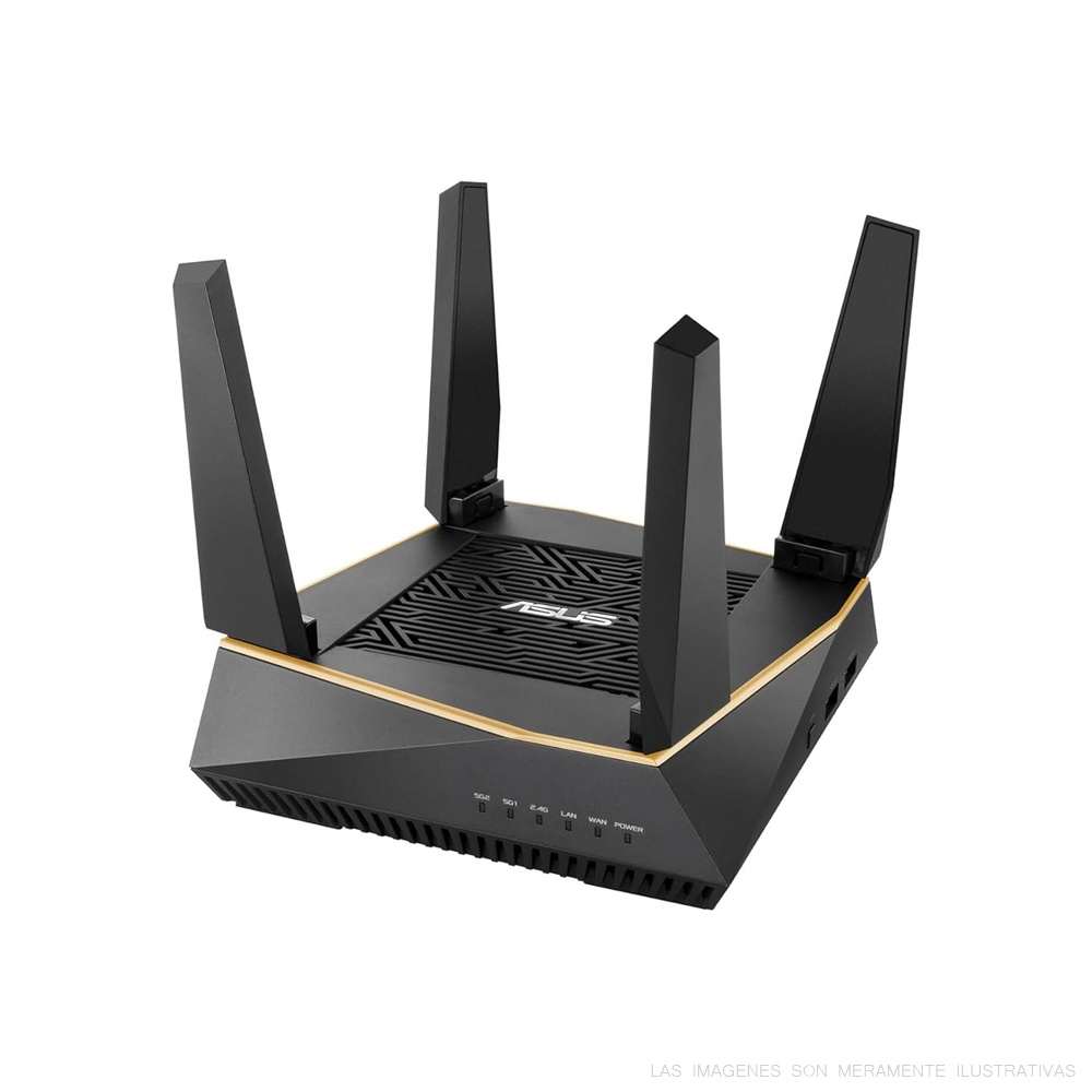 Router Gamer Asus RT-AX92U Triple Band + Wifi 6 + AIProtection + Max ...