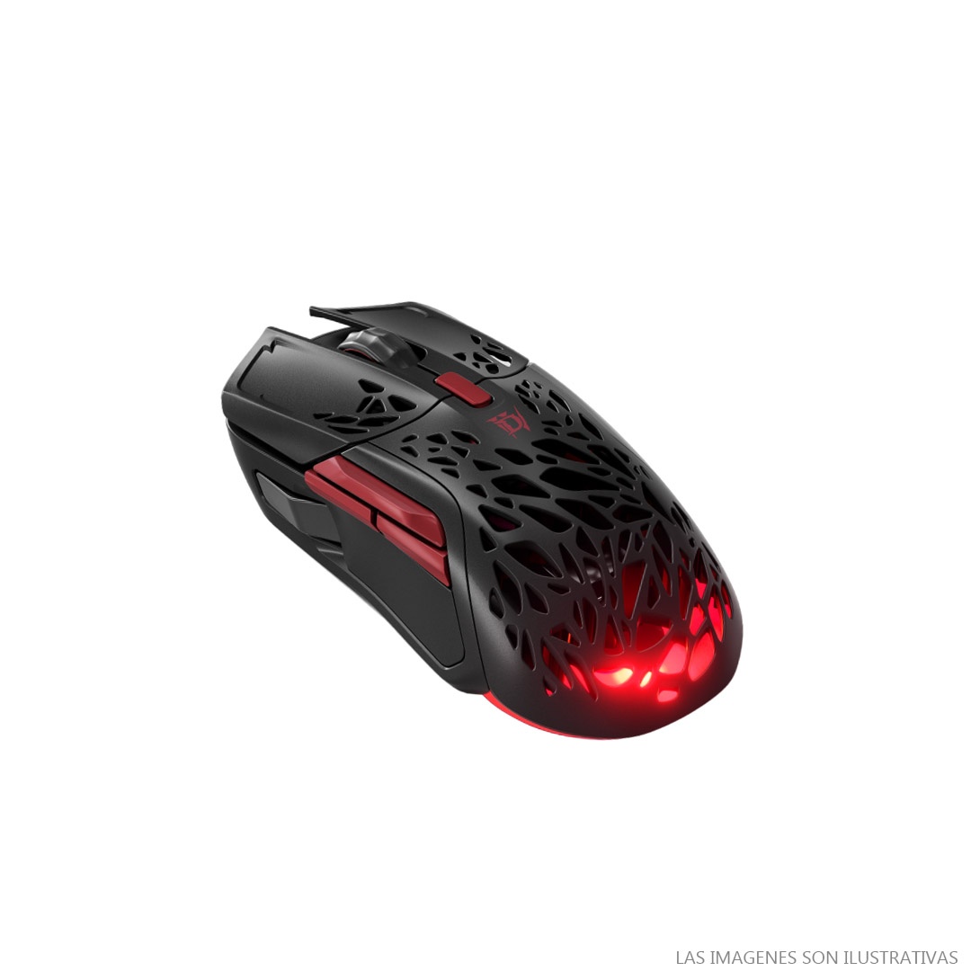 Mouse Gamer Steelseries AEROX 5 / inalámbrico / Edición limitada Diablo IV