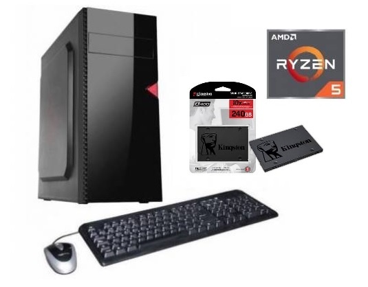 Equipo nuevo AMD Ryzen 5 + disco SSD de 240gb COMPUTADORAS Computadoras ...