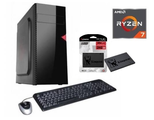 Equipo nuevo AMD Ryzen 7 + disco SSD de 240gb COMPUTADORAS Computadoras ...