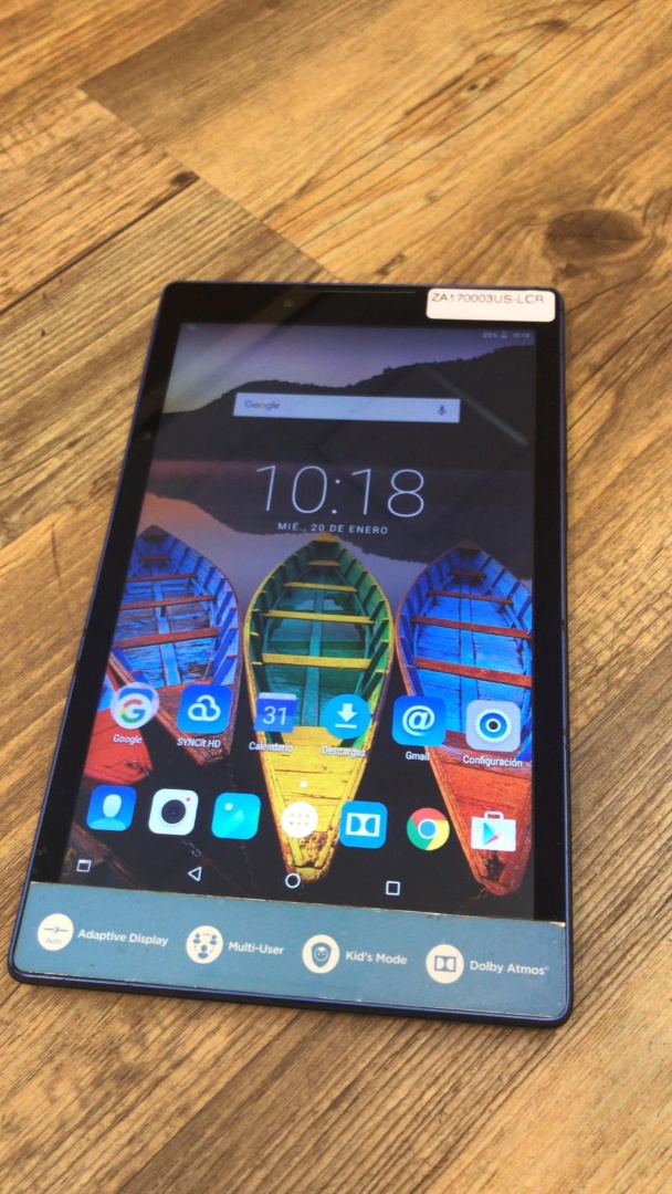 Tablet Lenovo Tab 3 pantalla 8" + Almacenamiento 16GB + 1GB Ram ...