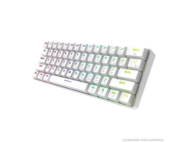 Teclado Gamer mecanico Atrix / RGB / Compatible con consolas / 60%